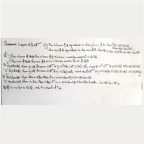 Linear Algebra15 Theorems Algebra Math