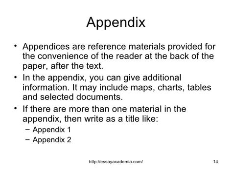 😍 How To Do An Appendix Annex Vs Appendix Do You Know The Difference