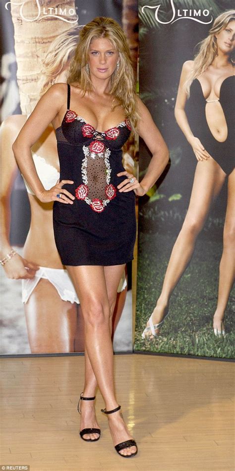 Rachel Hunter Flaunts Enviable Figure In Sexy Black Swimsuit Daily