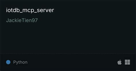 Score Iotdb Mcp Server Glama