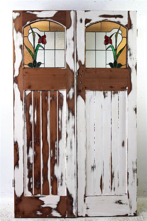Dashing Leadlight Door Sets Renovators Paradise Recycled