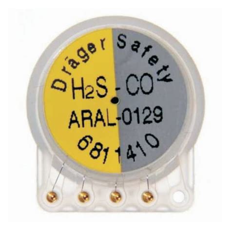 Dräger Carbon Monoxide Hydrogen Sulfide CO H S XXS Replacement Sensor Carbon Monoxide