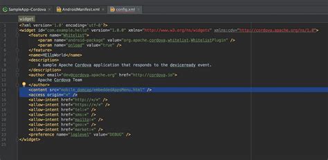 Instrument A Cordova Android Application