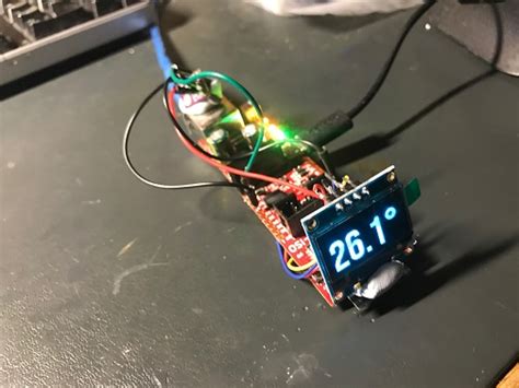 working ethernet thermometer using the olimex esp poe iso board