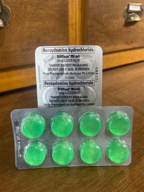 Benzydamine Hcl Difflam Lozenge Meds For All