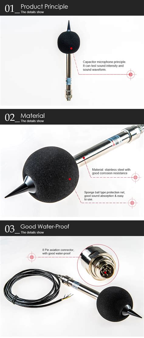 RK300 06 Microphone RS485 Modbus Output Sound Noise Sensor