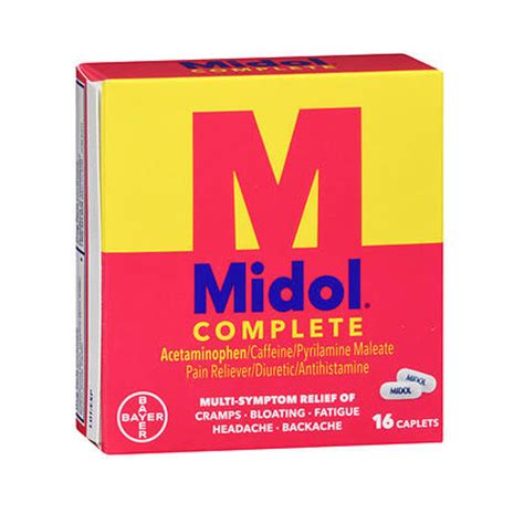 Buy Bayer Midol Menstrual Complete Count Of 1 Online At Low Price Dista Usa