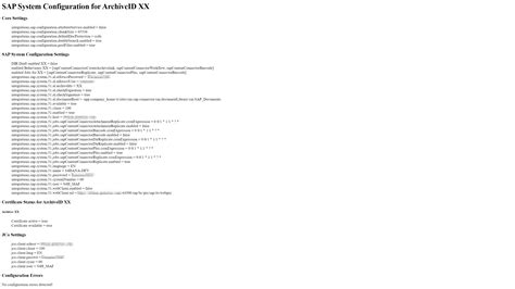Alfresco Docs Administer Sap Connector