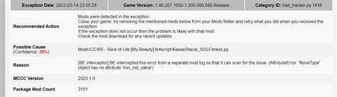 Cant Find Mod Better Exceptions Wants Me To Delete Rthesims4mods