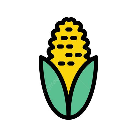 Maize Icon Leaf Grain Vector Icon Leaf Grain Png And Vector With