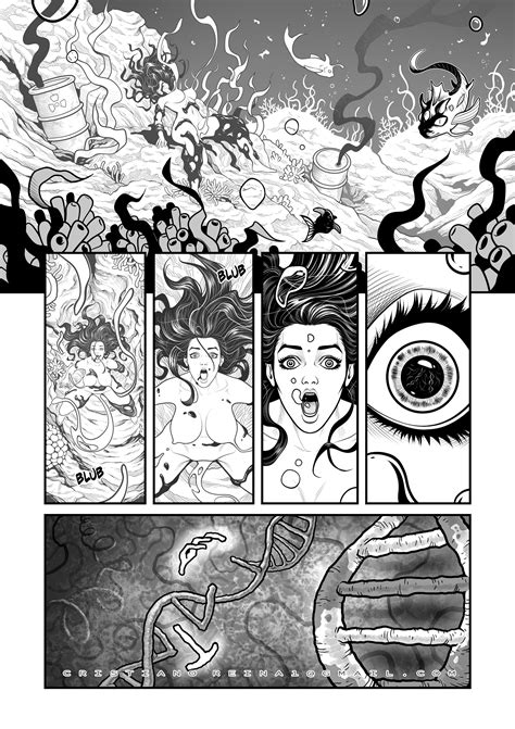 Big Bad Blob Comic Ink Page 7 By Crisreyart Hentai Foundry