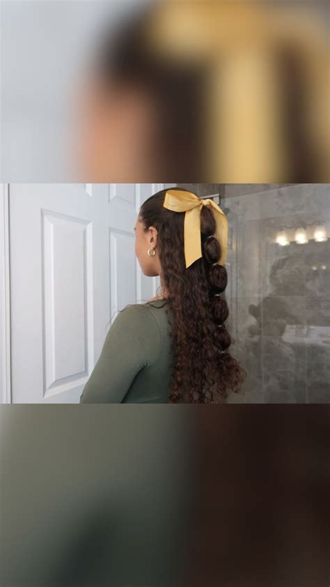 The Bow 🥹💝🌸 Curly Hair Styles Naturally Curly Hair Styles Easy Curly Hair Styles