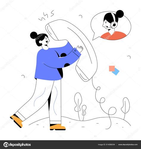 Young Women Talking Phone Stock Vector By ©vectorsmarket 614586354