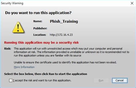 Signed Java Applet Watering Hole Attack