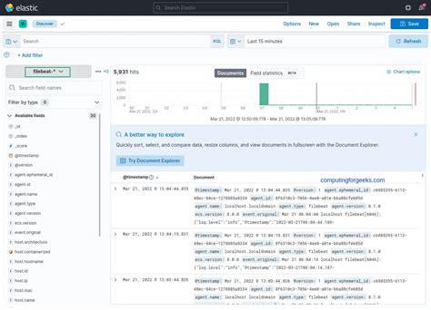 Install Elastic Stack 8 Elk 8 On Rhel 8centos 8 Computingforgeeks