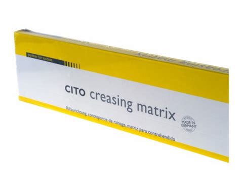 Creasing Matrix Cito Offcenter Print Materials All In One Shop For