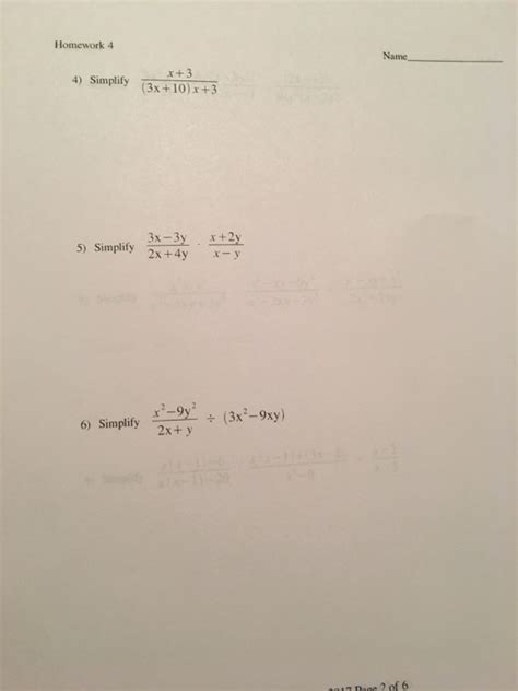 Solved Simplify X 3 3x 10 X 3 Simplify 3x 3y 2x