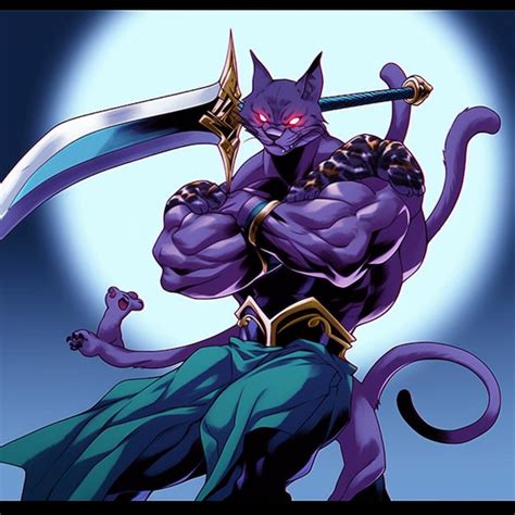 Аниме персонаж с мечом и демоноподобным лицом генеративный искусственный интеллект Премиум Фото