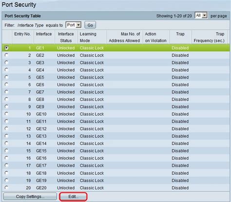 Port Security Configuration On The 300 Series Managed Switches Cisco