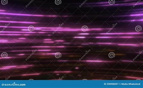 Fast Flow Of Glitch Lines Motion Bright Shimmering Lines In Colorful Cyber Background Stock