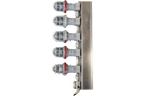 Larson Electronics Explosion Proof Stack Light With 5 White Lamps