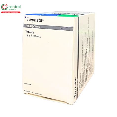 Thuốc Twynsta 40mg 5mg Hộp 14 Vỉ X 7 Viên Điều Trị Tăng Huyết áp