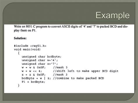 Sybsc It Sem Iv Embedded Systems Unit Iii The 8051 Microcontrollers Ppt