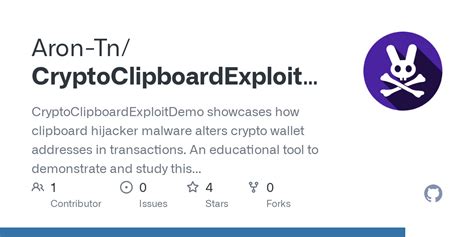 Github Aron Tncryptoclipboardexploitdemo Cryptoclipboardexploitdemo