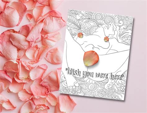 Nsfw Coloring Page For Long Distance Relationships When You Feel
