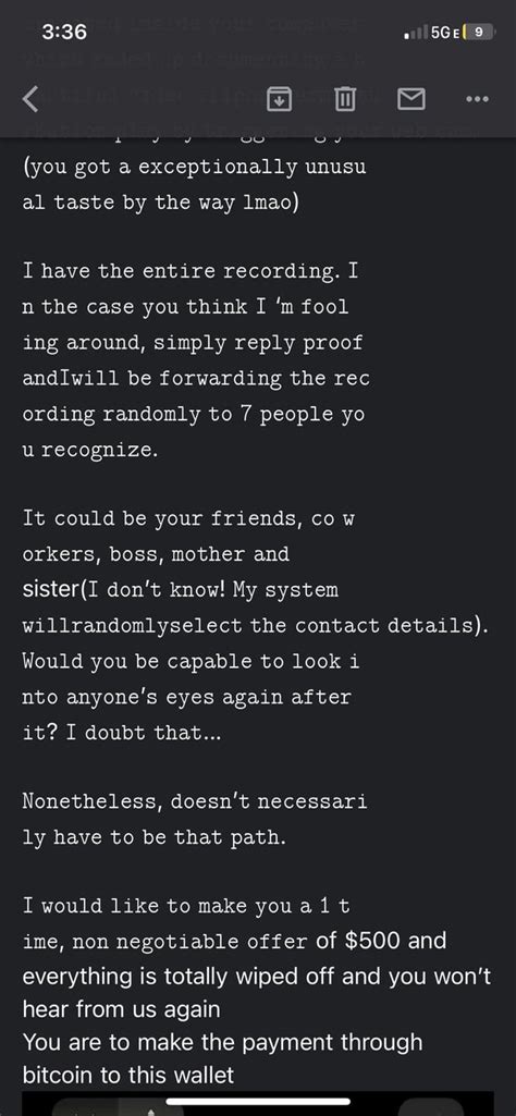 Need Advise Rsextortion
