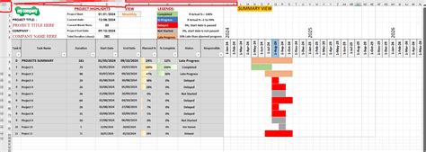 Excel Dynamic Gantt Chart 2 Files Fixed Timescale And Multiple