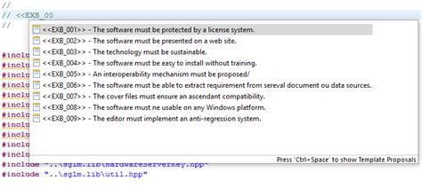 Eclipse Content Assist Report Reqchecker Manual