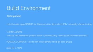 Build Android OS On OSX PPT