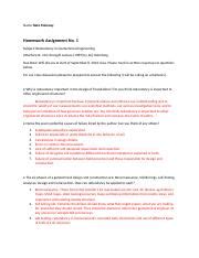 GEOTECH HW 1 Docx Name Nate Maloney Homework Assignment No 1 Subject Redundancy In