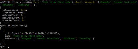 Mongodb Part 2 How To Manage Data Using Crud Operations Infosec
