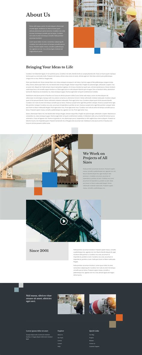 Get A Free Civil Engineering Firm Layout Pack For Divi