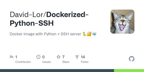 Github David Lordockerized Python Ssh Docker Image With Python