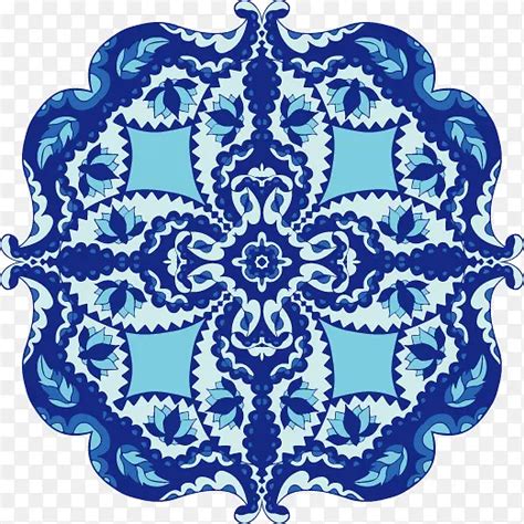 抽象青花瓷蓝色花纹纹样PNG图片素材下载 图片编号9153958 PNG素材网