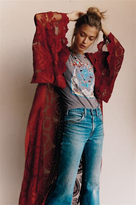 Hippie Stil Mode Hippie Bohemian Mode Estilo Hippie Boho Stil