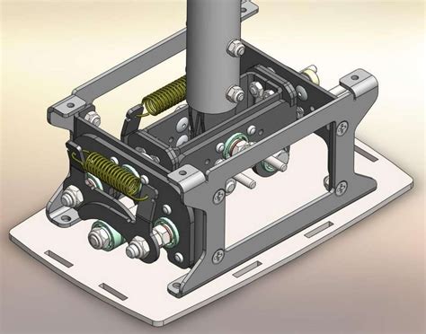Diy Joystick Mechanism 3d Cad Model Library Artofit