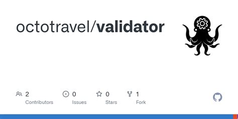 Github Octotravelvalidator