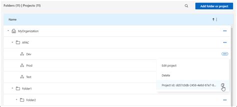 使用資料夾和專案在 BlueXP IAM 中組織您的資源 NetApp Documentation