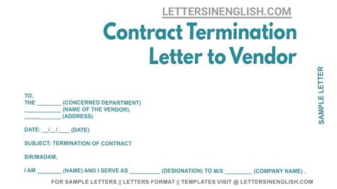 Termination Letter Templates Pl