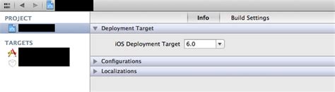 Iphone IOS Minimum OS Requirements Different Between Xcode Project