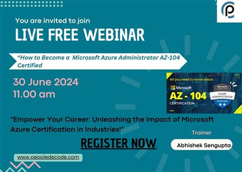 Niranjan K On Linkedin Peopledecode Invites You To Register For The