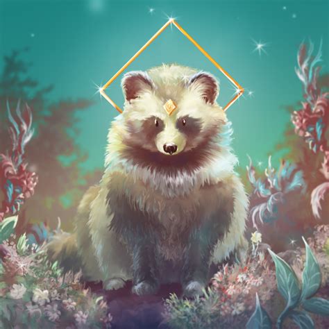 Fondo De Pantalla De Tanuki Antiguo