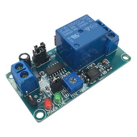 V V Normally Open Type Trigger Delay Switch Relay Module Delay Circuit Timing Vibration Alarm