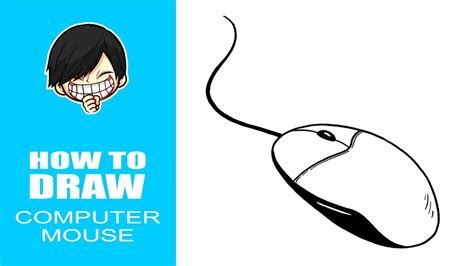 How To Draw Computer Mouse Youtube