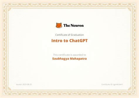 Saubhagya Mahapatra On Linkedin Ai Chatgpt Neuroncoursecomplete