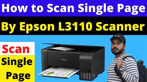 How To Scan Any File Document By EPSON L3110 Scanner How To Scan